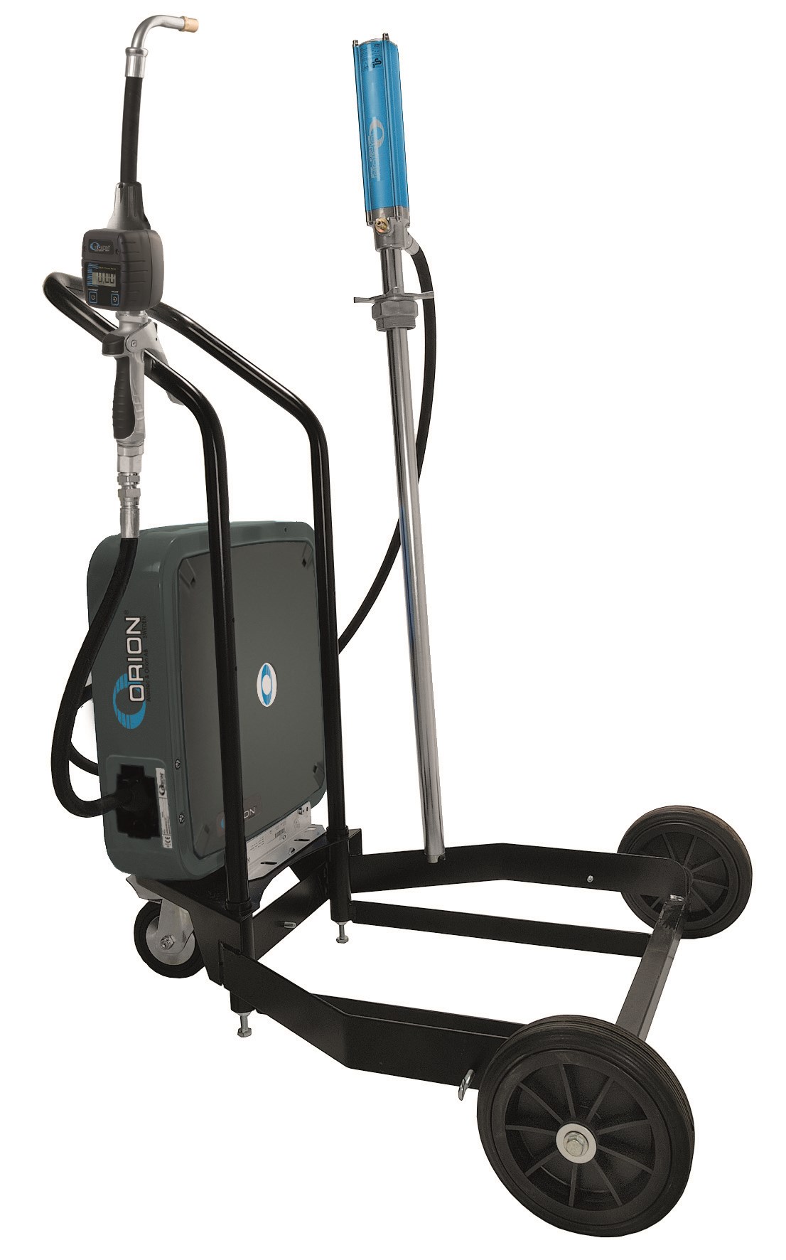 Mobile oil dispenser for 208 l drum - Alentec Orion Ltd